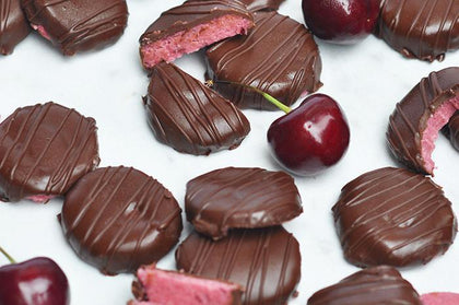Cherry Chocolate Patties | Vegan Chocolate Fruit Dessert - Pascha ...
